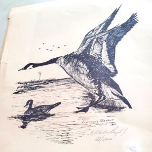 fletcher bryant | Art | Original Canadian Geese Print | Poshmark